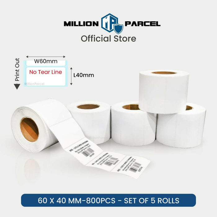 Thermal Printer Label Paper - MillionParcel