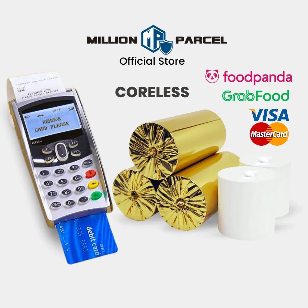 BPA FREE Coreless Thermal Paper Roll | Receipt Paper Roll - MillionParcel