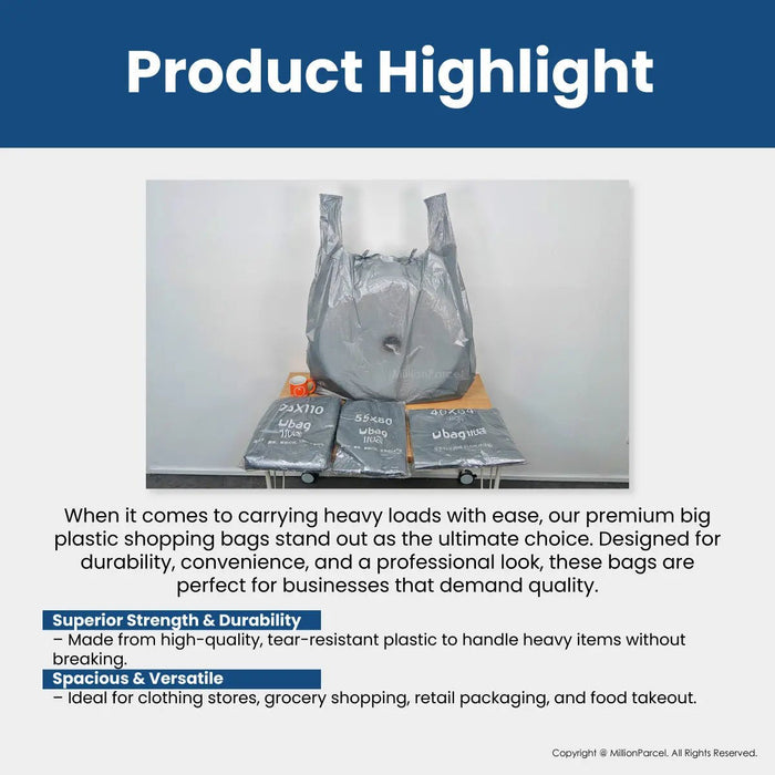 Big Plastic Bag I Storage Bag | Moving Plastic Bag - MillionParcel