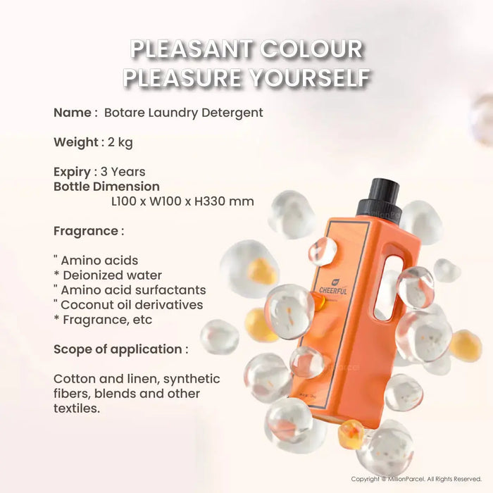 Botare Cheerful Laundry Detergent - 2L - MillionParcel