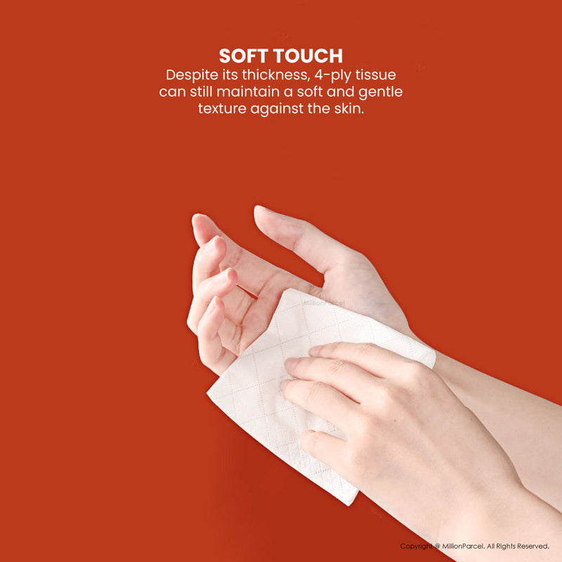 Botare Facial Tissue 5ply | Cheerful Design | 4ply x 90 sheet