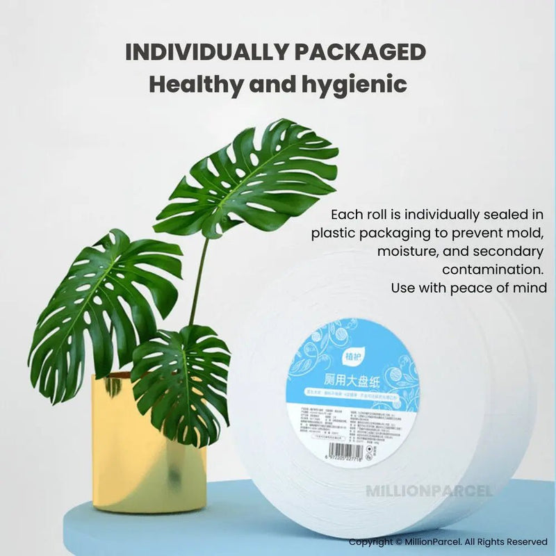 Botare Jumbo Toilet Paper Roll - Premium 4-Ply Softness & Strength