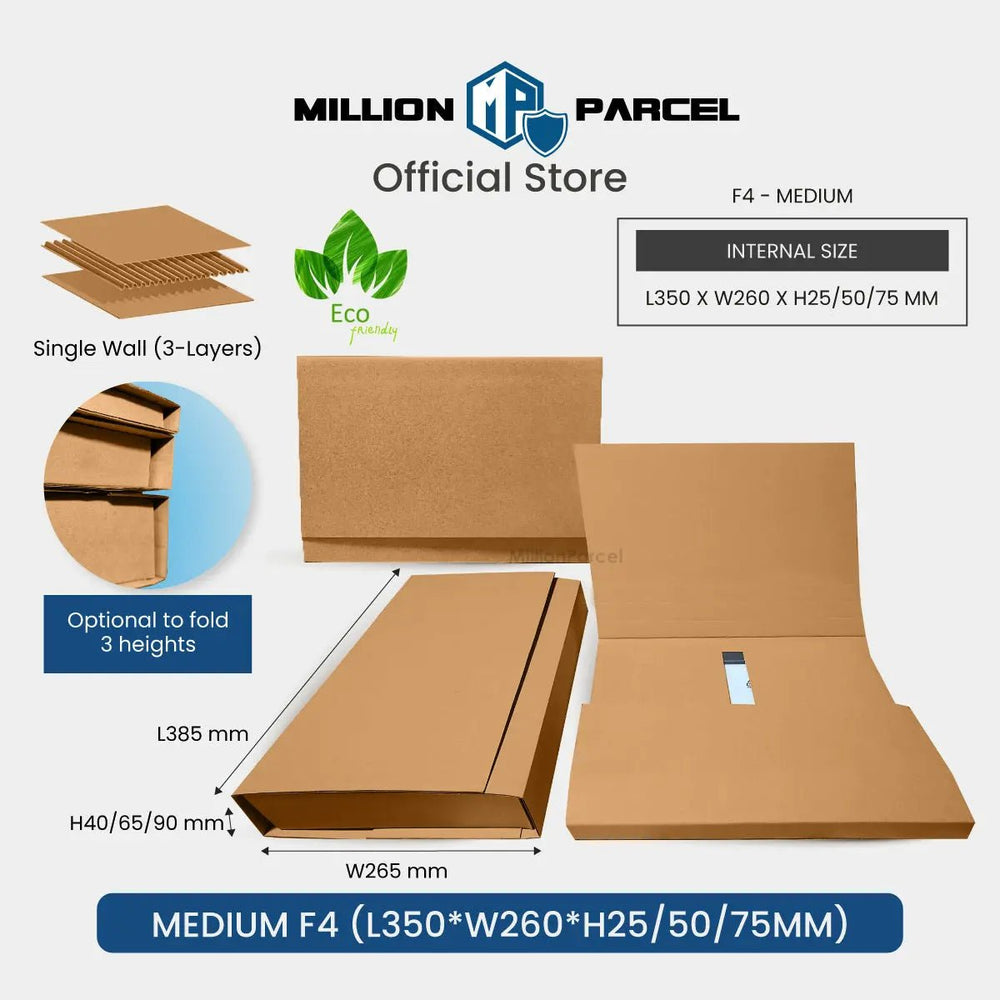 Carton Box - F Series: Eco-Friendly Packaging for Frames & Books