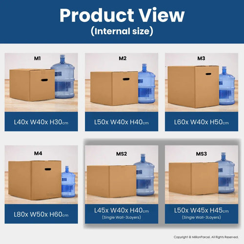 Carton Box M Series - Durable & Reliable for Moving & Storage