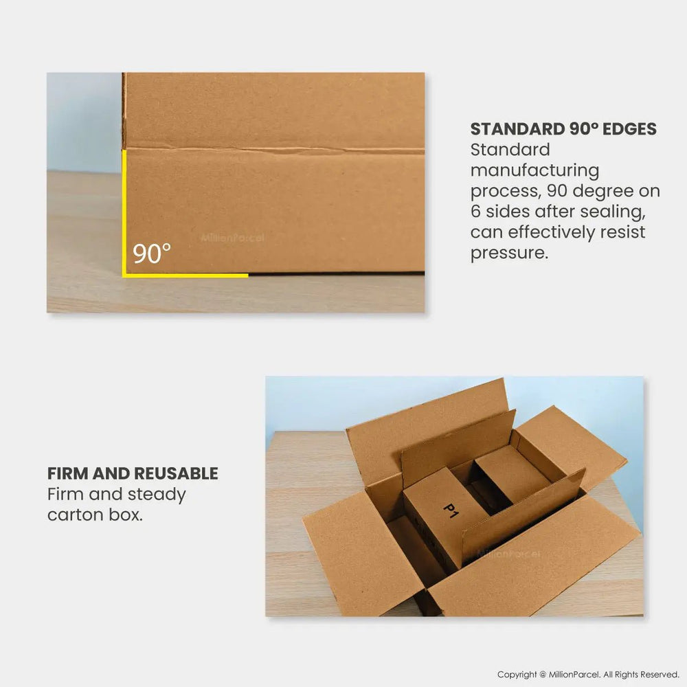 Carton Box - P series | Perfect for Mailing oversea - MillionParcel