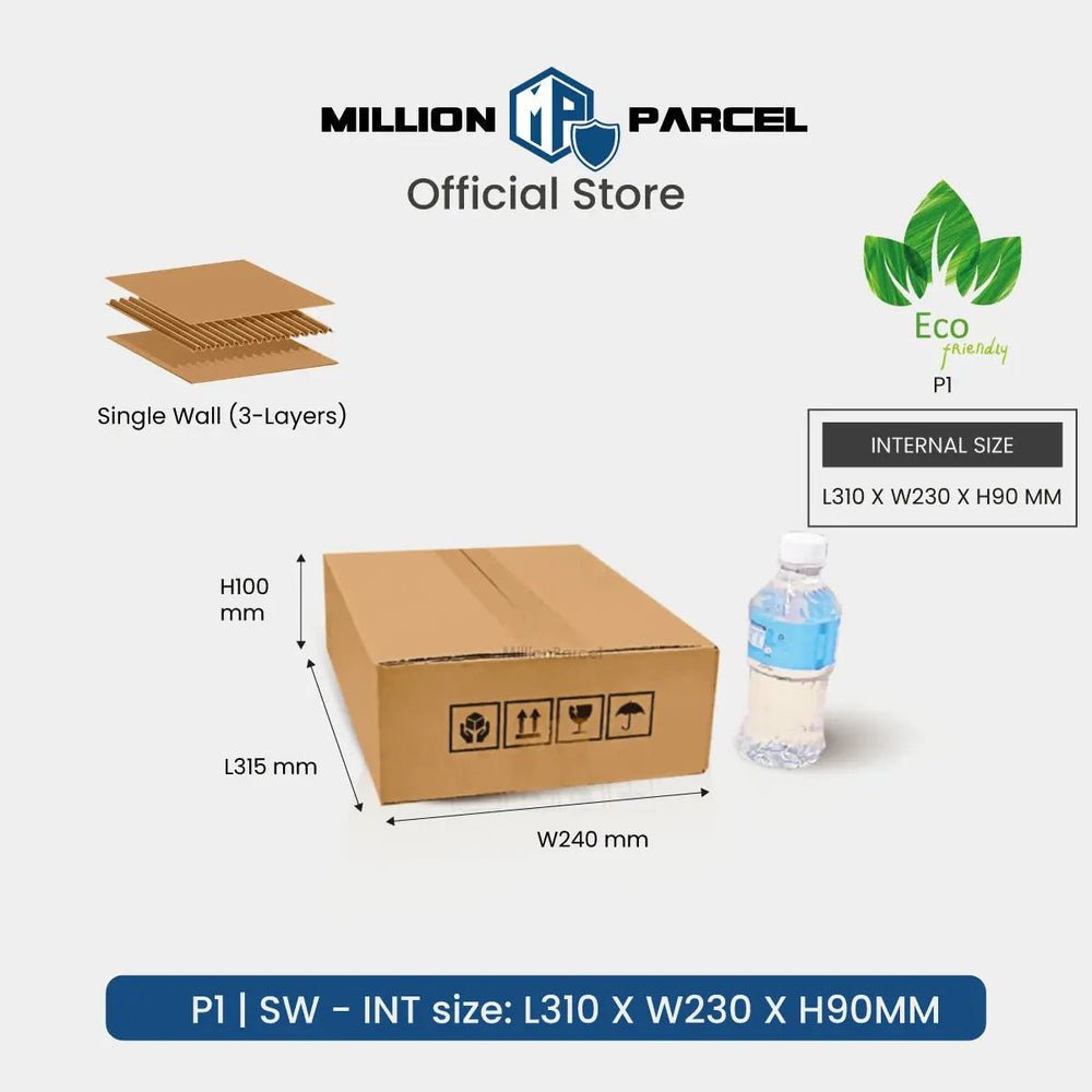 Carton Box - P series | Perfect for Mailing oversea - MillionParcel