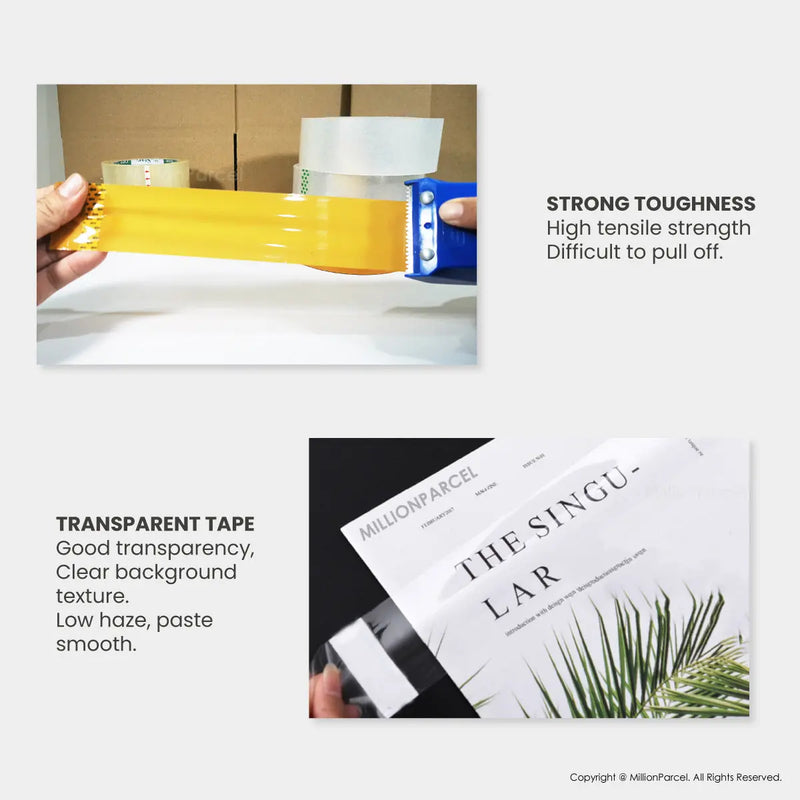 Clear Adhesive Tape | Opp Tape - MillionParcel