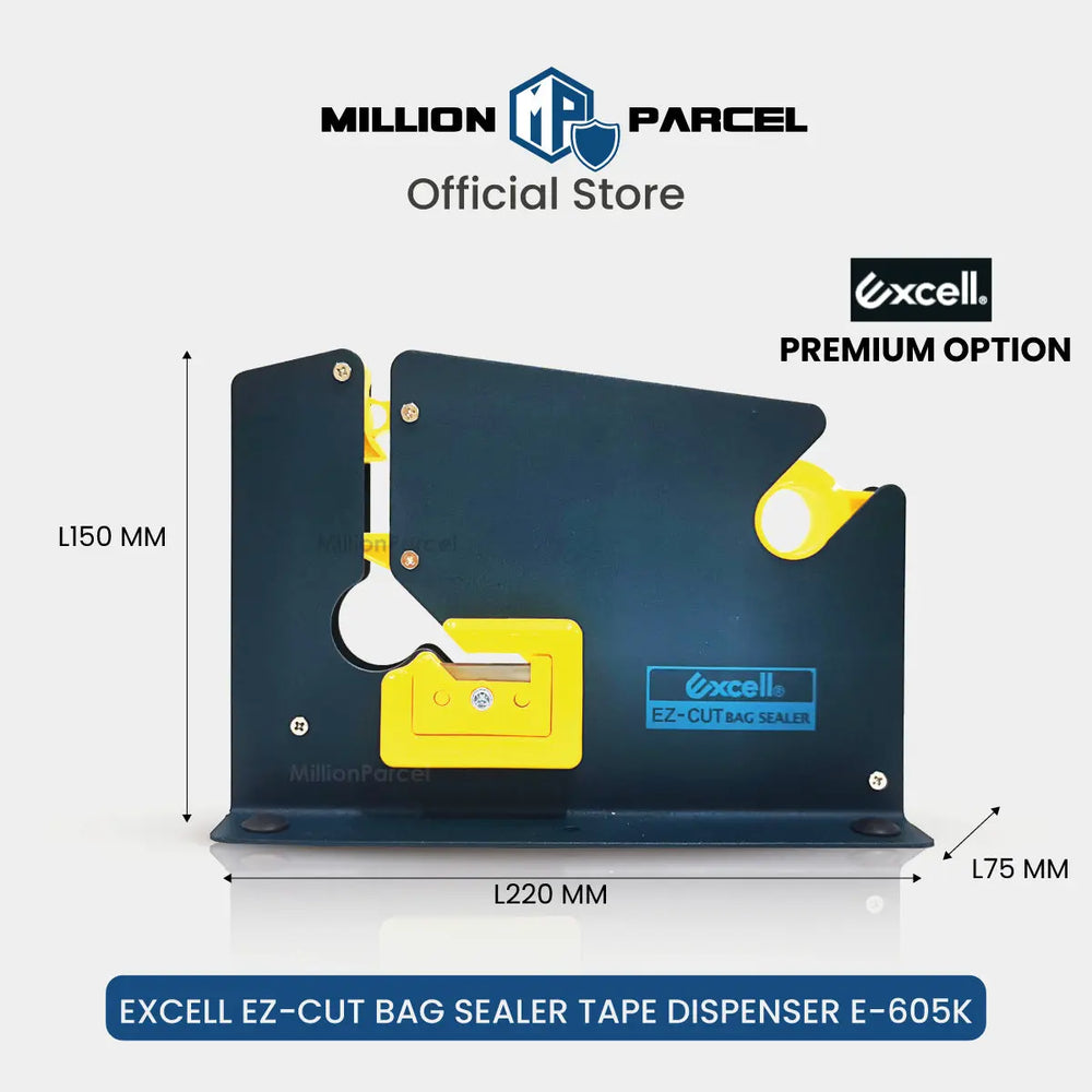 EXCELL ET-605K Bag Neck Sealers | Bakery Tape Dispenser
