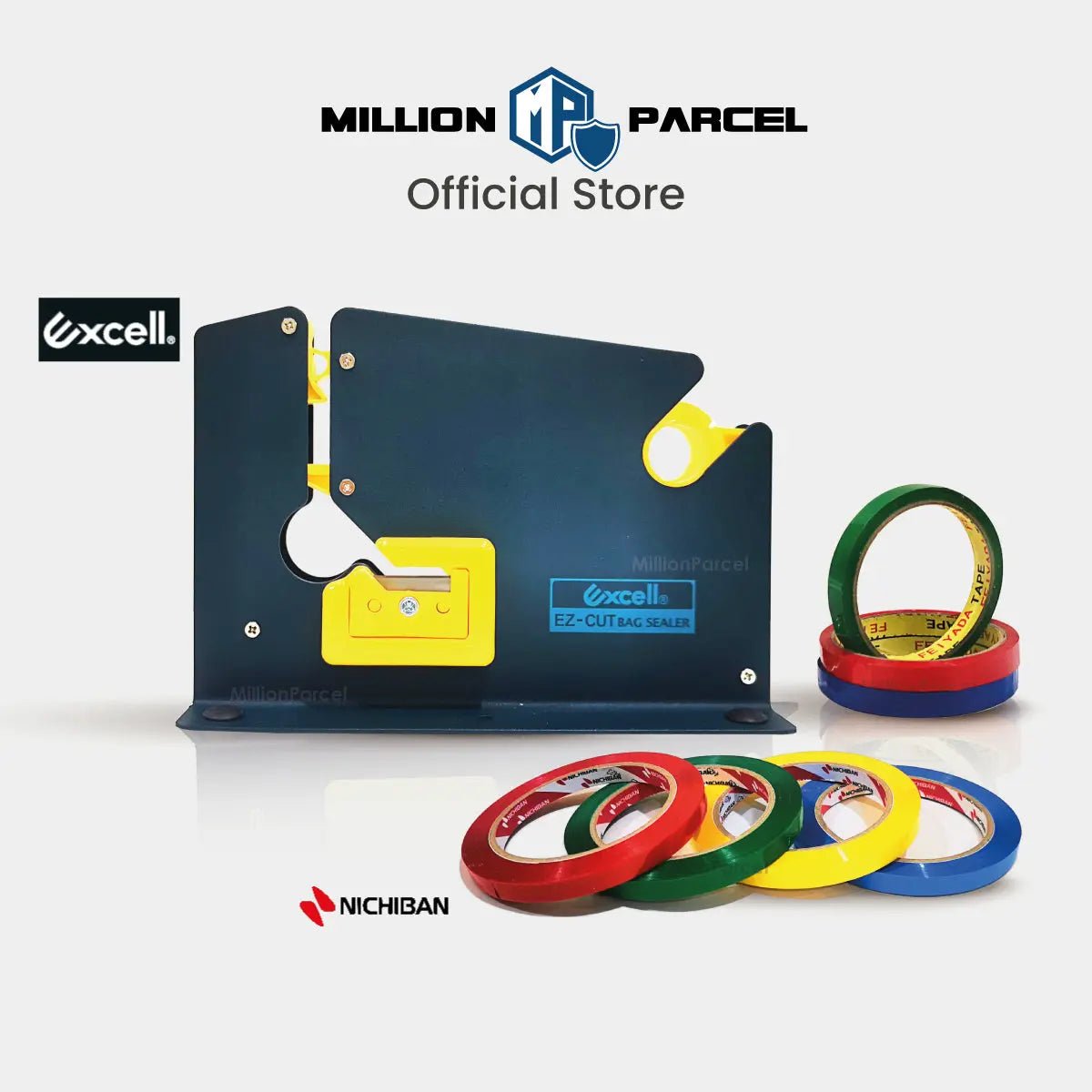 EXCELL ET-605K Bag Neck Sealers | Top Bakery Tape Dispenser