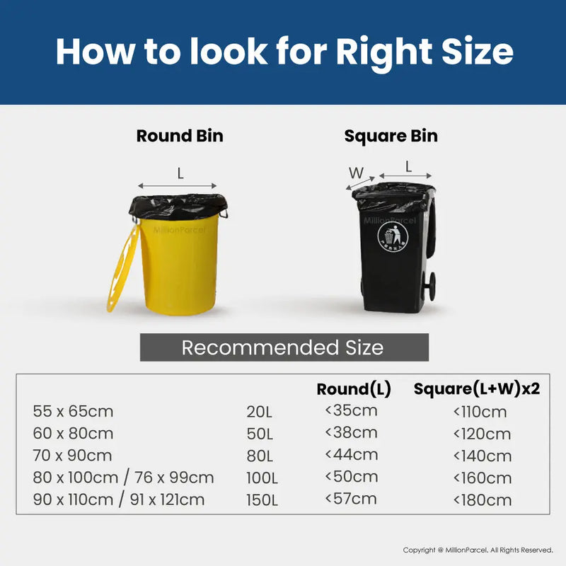 Heavy Duty Garbage Bag - MillionParcel
