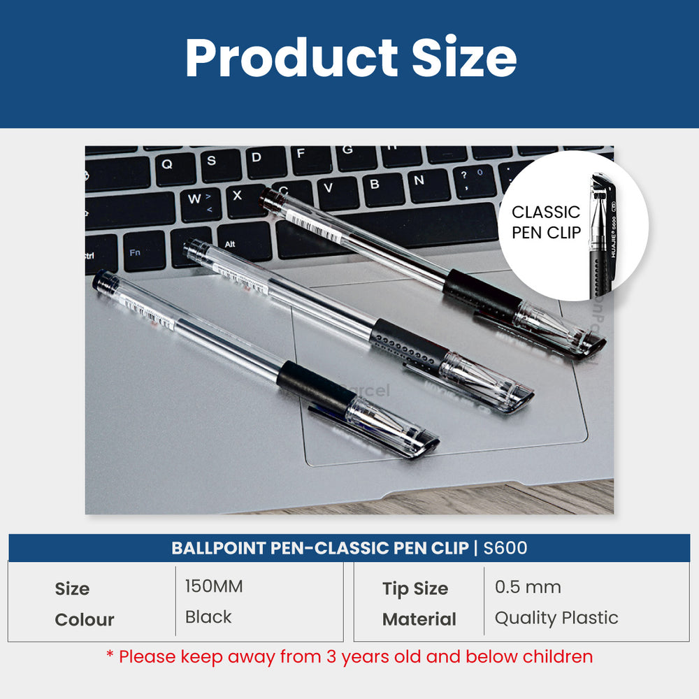HuaJie Ballpoint Pen 0.5mm | HJS600 | K35 - MillionParcel