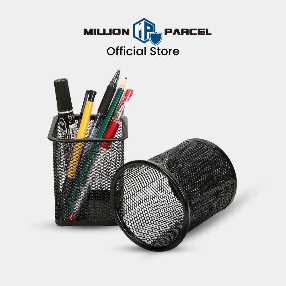 Stylish Wire Mesh Pen Holder - Declutter Your Desk with Elegance!