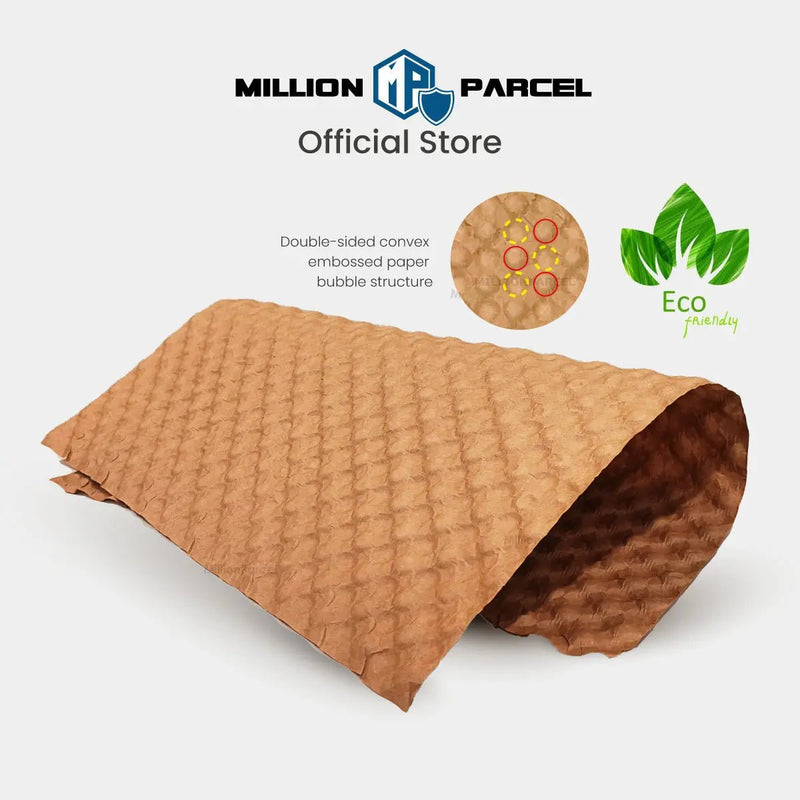 Eco-Friendly Kraft Paper Bubble Sheet - Protect & Ship Safely