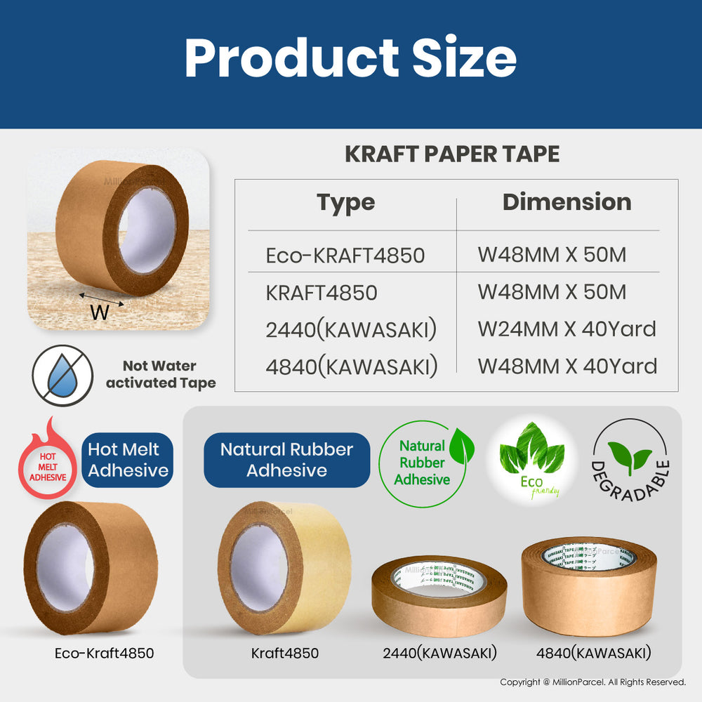Kraft Paper Tape – Eco-Friendly Packing Tape | Singapore