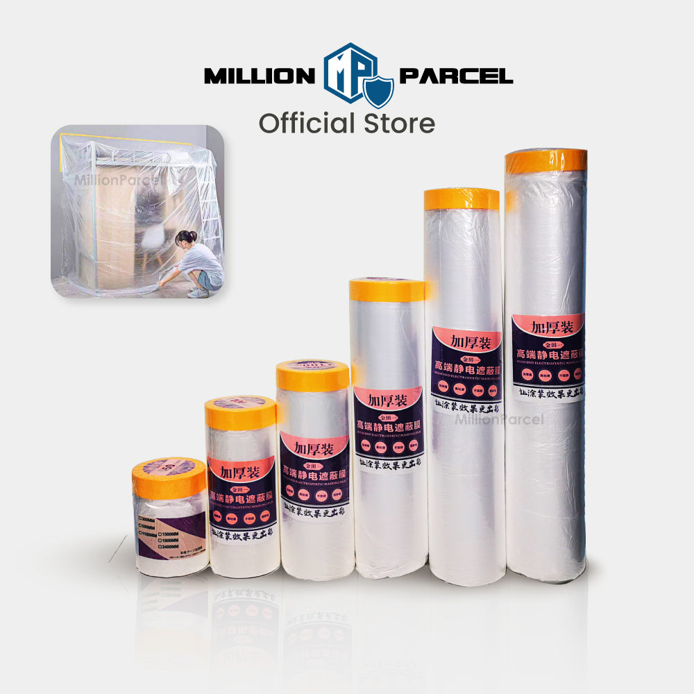 Disposable Plastic Dust Cover - Renovating, painting, or DIY project ...