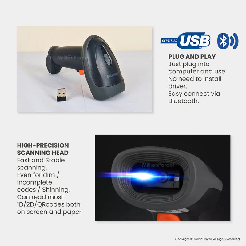 SoonMark 1D/2D Barcode Scanner