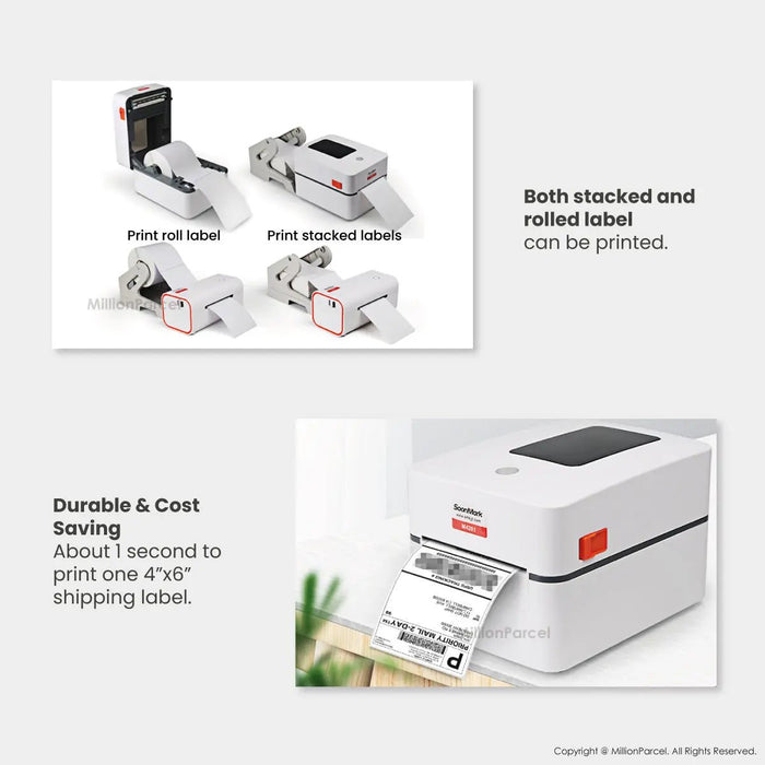 SoonMark Thermal Sticker Label Printer | MillionParcel