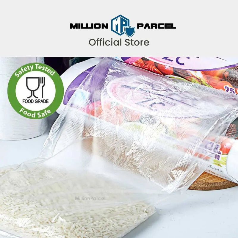 Perforated Continuous Roll Bags - Food Grade, Easy Tear & Durable