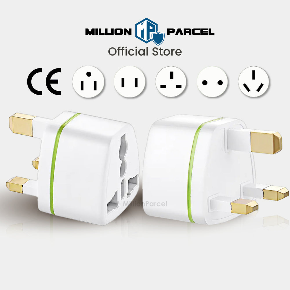 UK/SG 3 Pin Plug Power Converter | Universal Travel Adapter