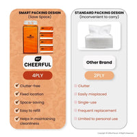 Botare Hanging Tissue Paper | Cheerful Design - MillionParcel