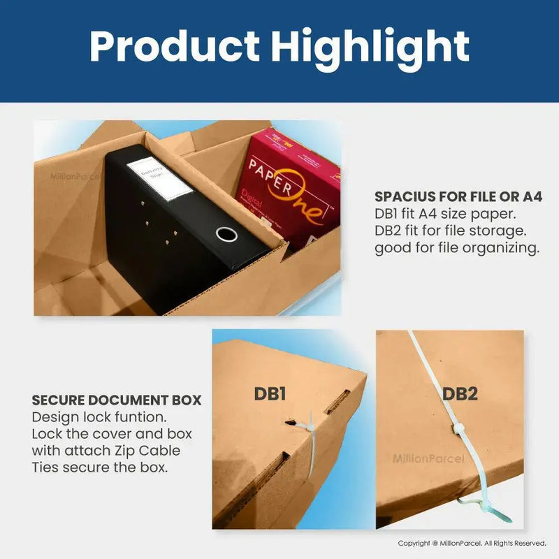 Carton Box - DB Series | Prefect for Document Storage & Moving House ...