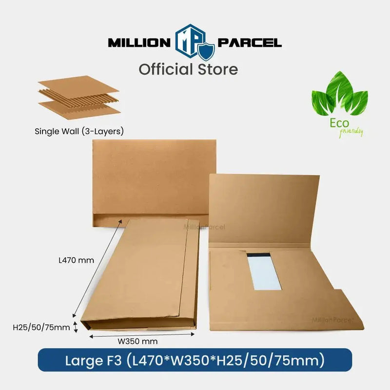 Carton Box - F Series | Prefect for Packaging Frame & Book - MillionParcel