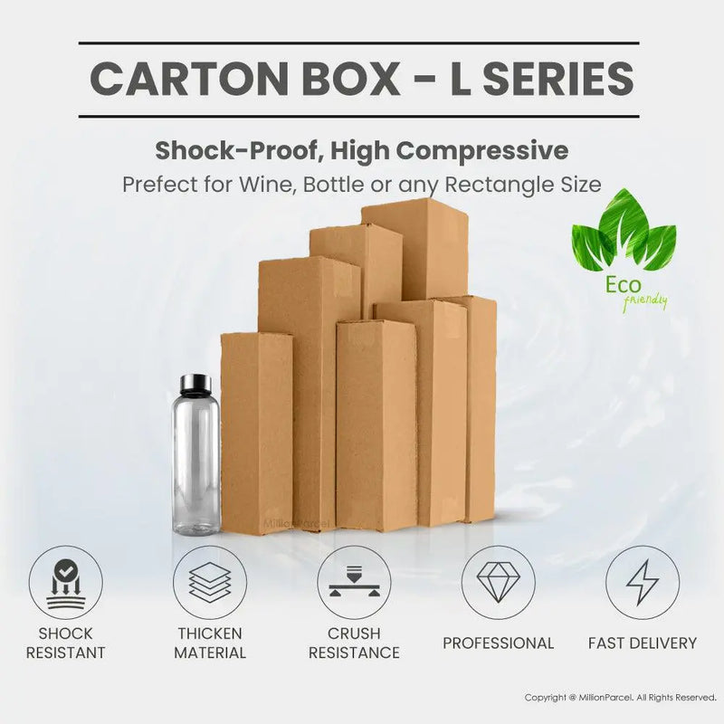 Carton Box - L Series | Prefect for Wine, Bottle or any Rectangle Size ...
