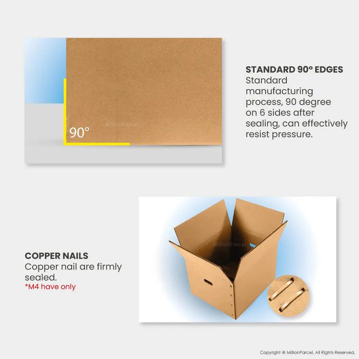 Carton Box - M series | Prefect for Moving House & Storage - MillionParcel