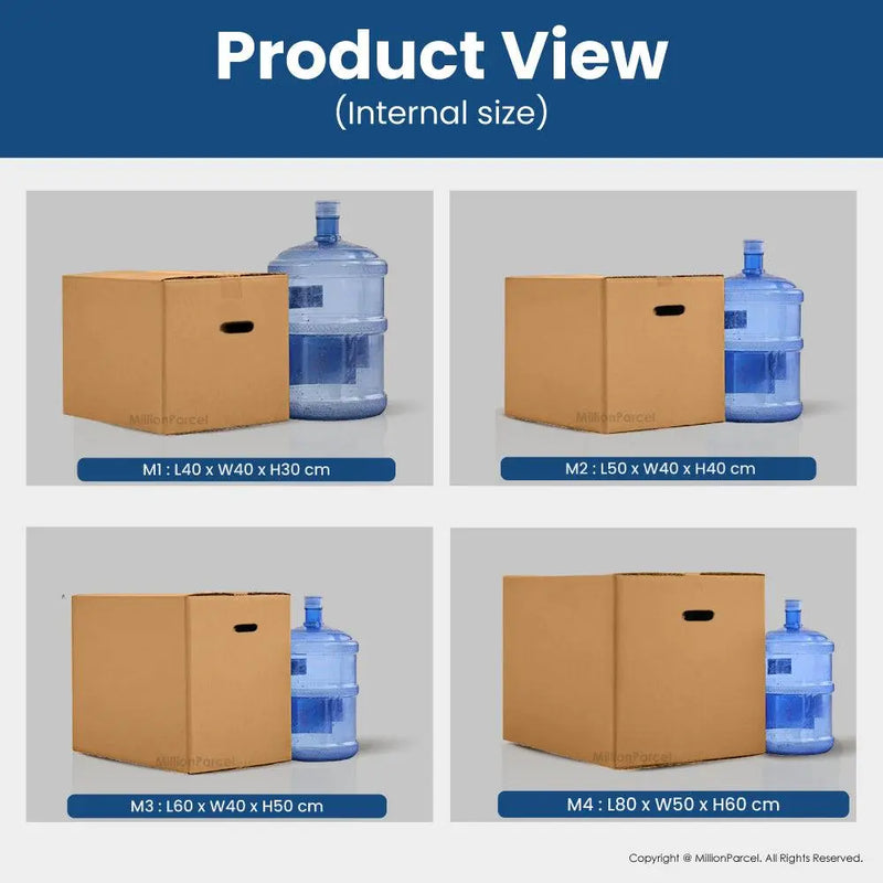 Carton Box - M series | Prefect for Moving House & Storage - MillionParcel