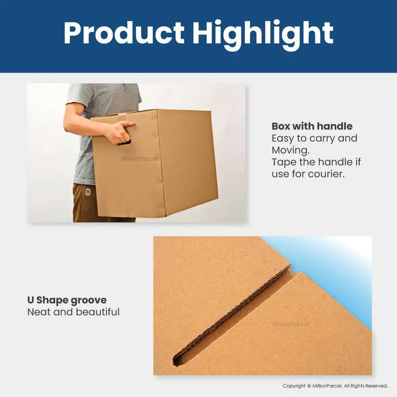 Carton Box - M series | Prefect for Moving House & Storage - MillionParcel