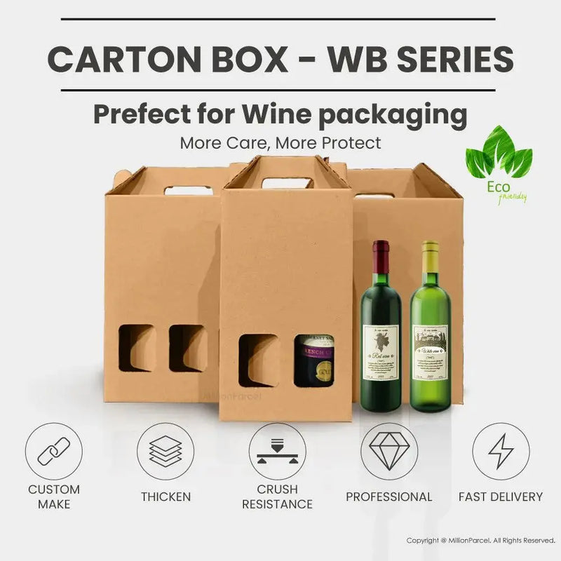 Carton Box - WB Series | Prefect for Wine packaging - MillionParcel