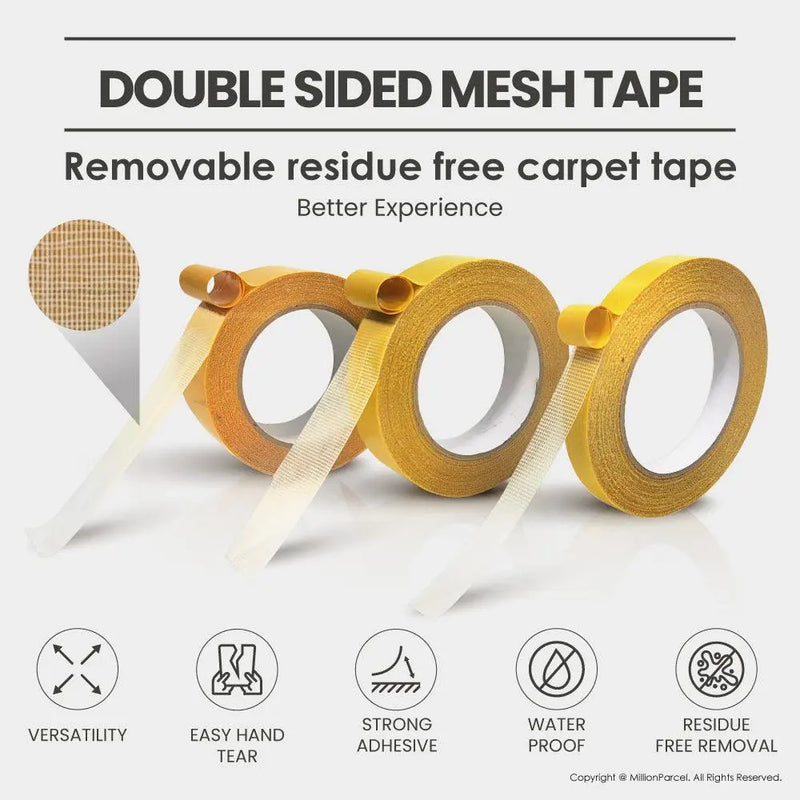 Double Sided Mesh Tape - MillionParcel