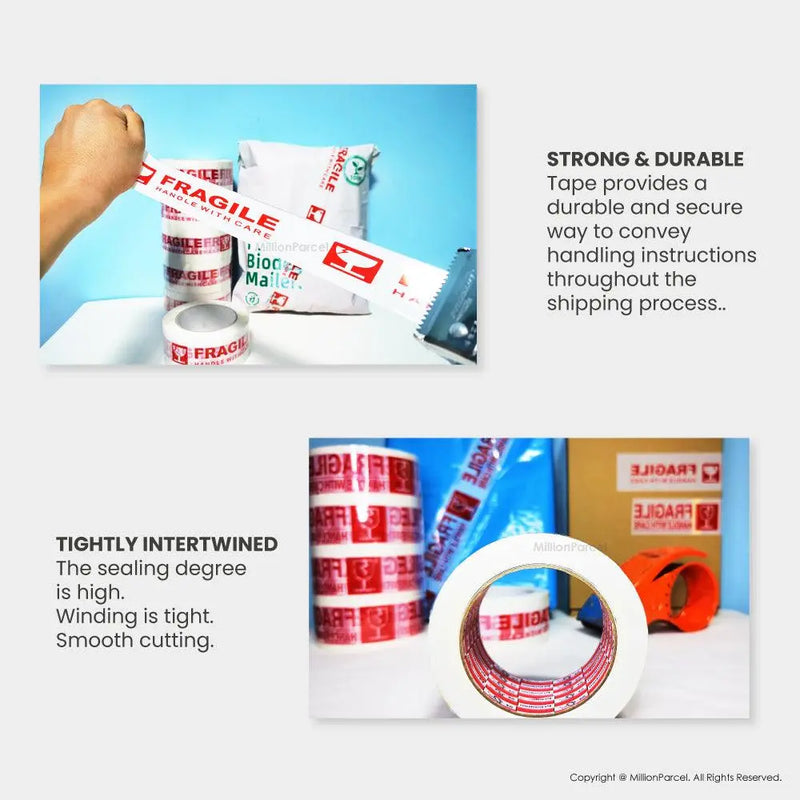 Fragile Adhesive Tape - Ensure your fragile items arrive safely ...