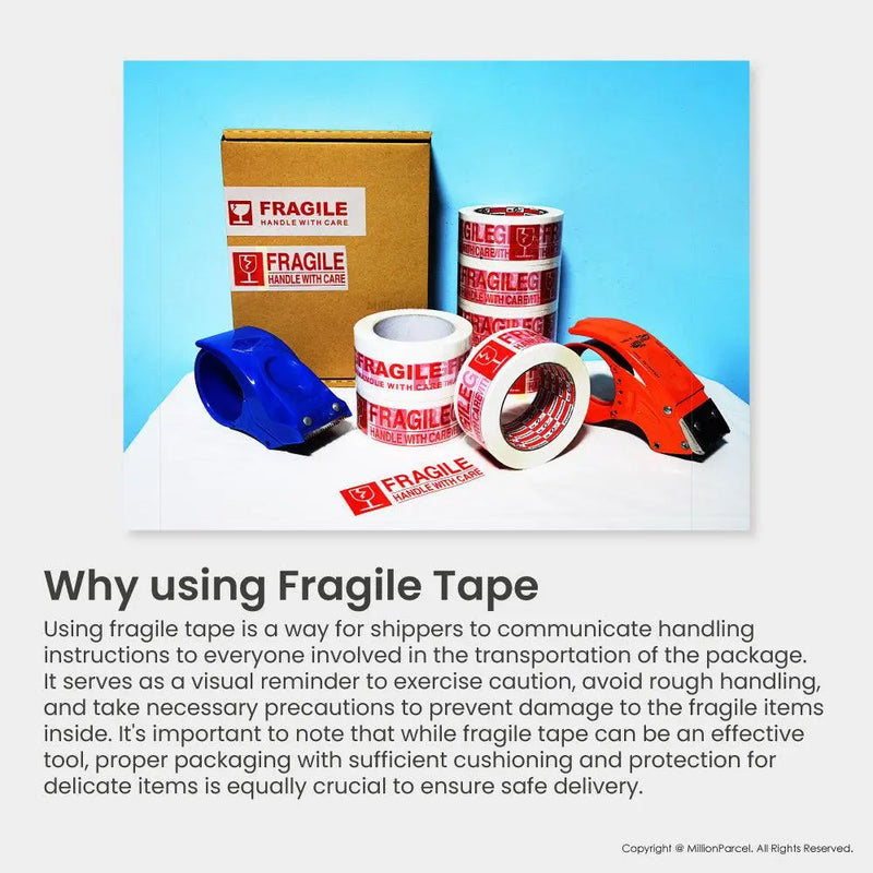 Fragile Adhesive Tape - Ensure your fragile items arrive safely ...