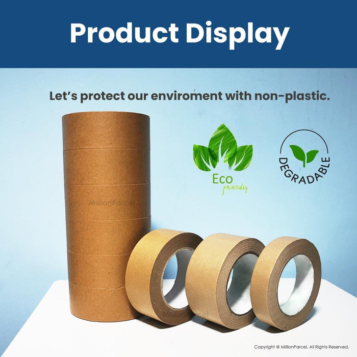 Kraft Paper Tape | Eco-Friendly Packaging Tape - MillionParcel