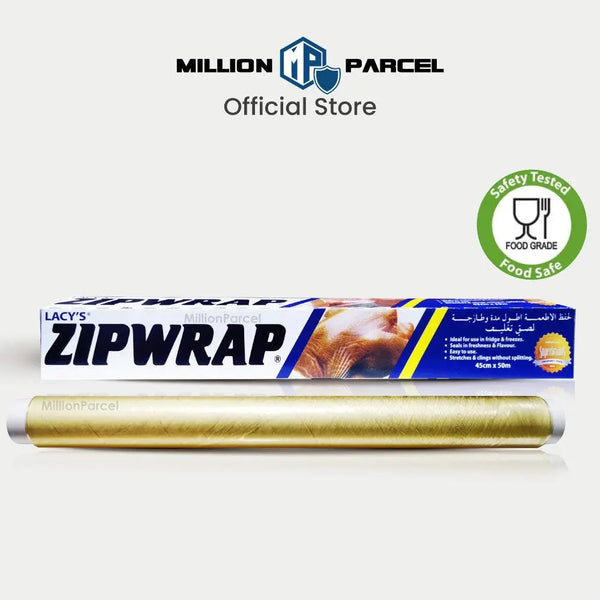 Lacy’s PVC Cling Film & Zipwrap with cutting blade - MillionParcel