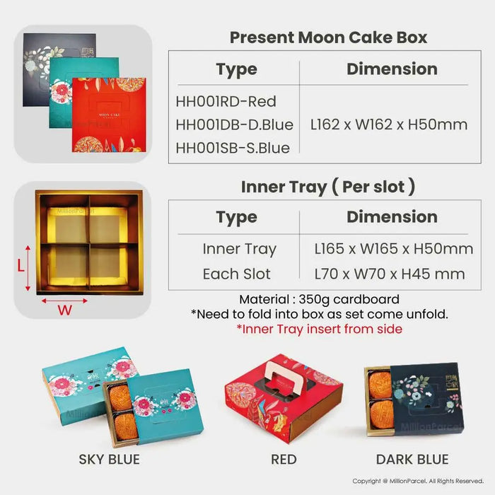 Moon Cake Box / Mooncake Boxes - MillionParcel