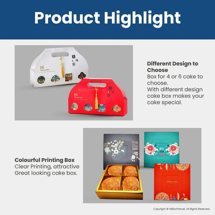 Moon Cake Box / Mooncake Boxes - MillionParcel