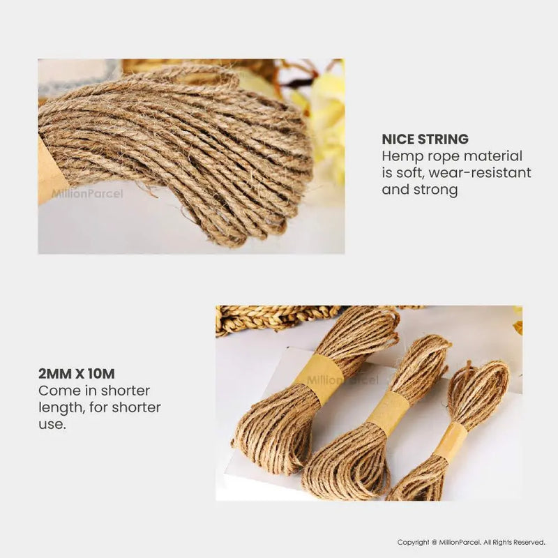 Natural Hemp String - MillionParcel