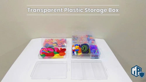 Transparent Plastic Storage Box - MillionParcel