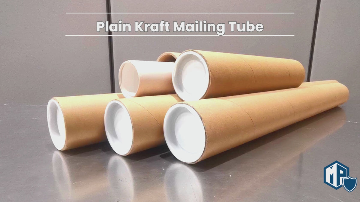 Plain Kraft Mailing Tube | Perfect for posters, certificates & document ...