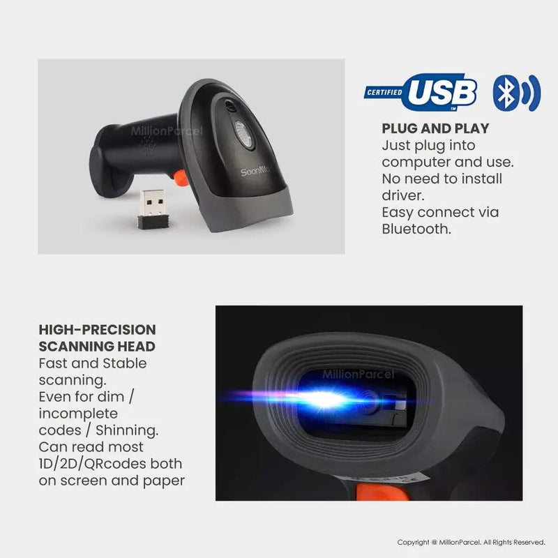 Barcode Scanner: Buy SoonMark 1D/2D Barcode Scanner SG
