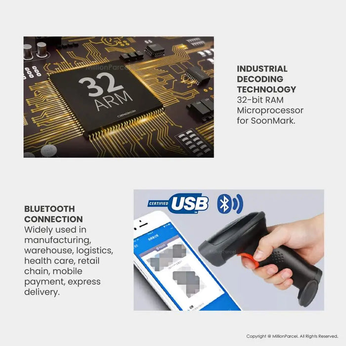 Barcode Scanner: Buy SoonMark 1D/2D Barcode Scanner SG