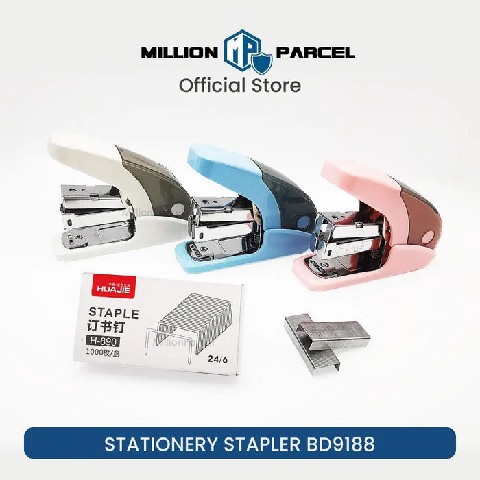 Twin Lever Stapler: 50% Less Effort | All type Stapler - MillionParcel