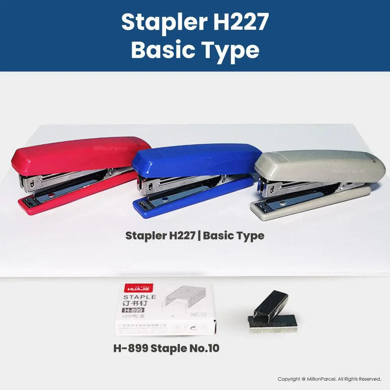 Twin Lever Stapler: 50% Less Effort | All type Stapler - MillionParcel
